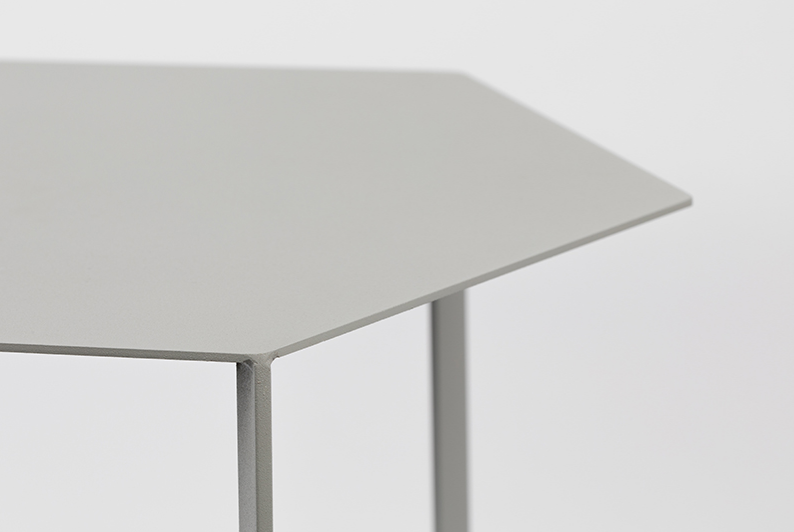 Side table Matrix light grey