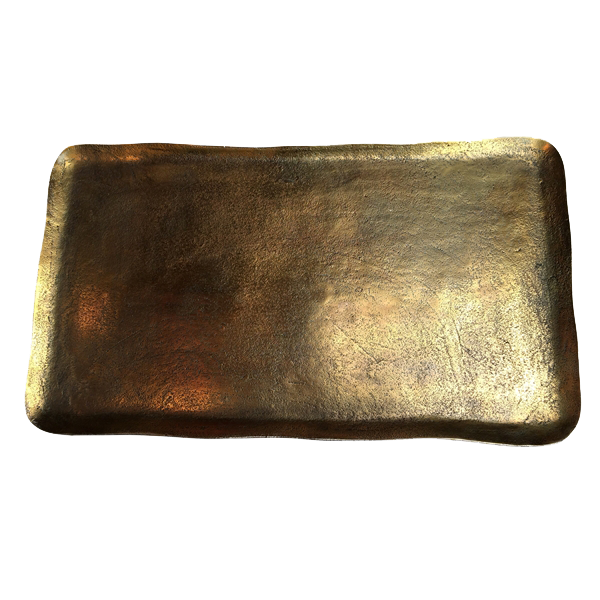 Metal brass platter