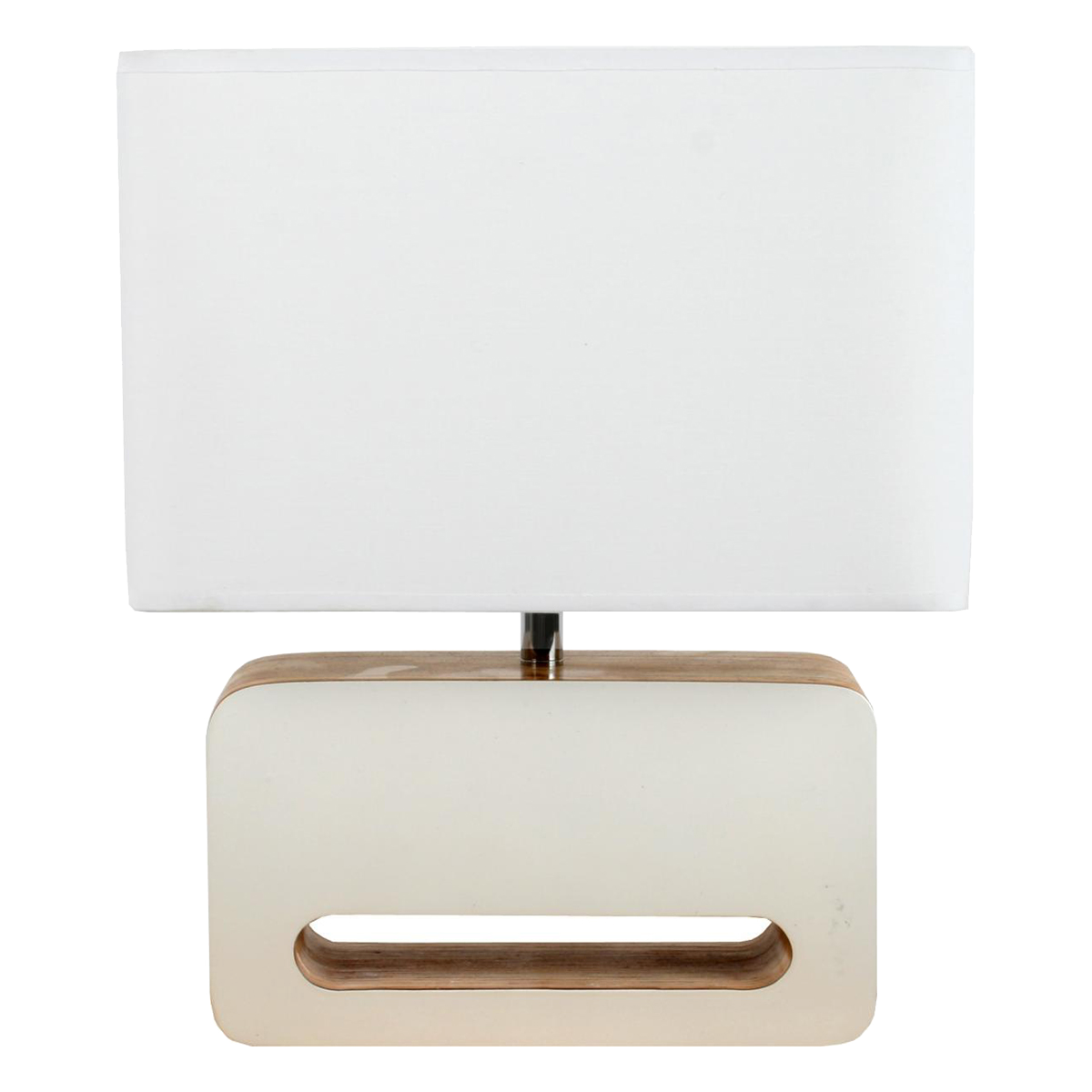 Table lamp Wood white