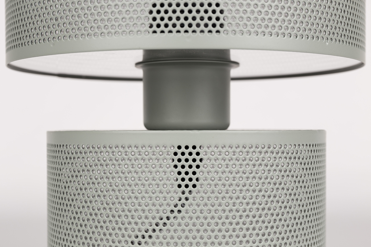 Table lamp Grid grey