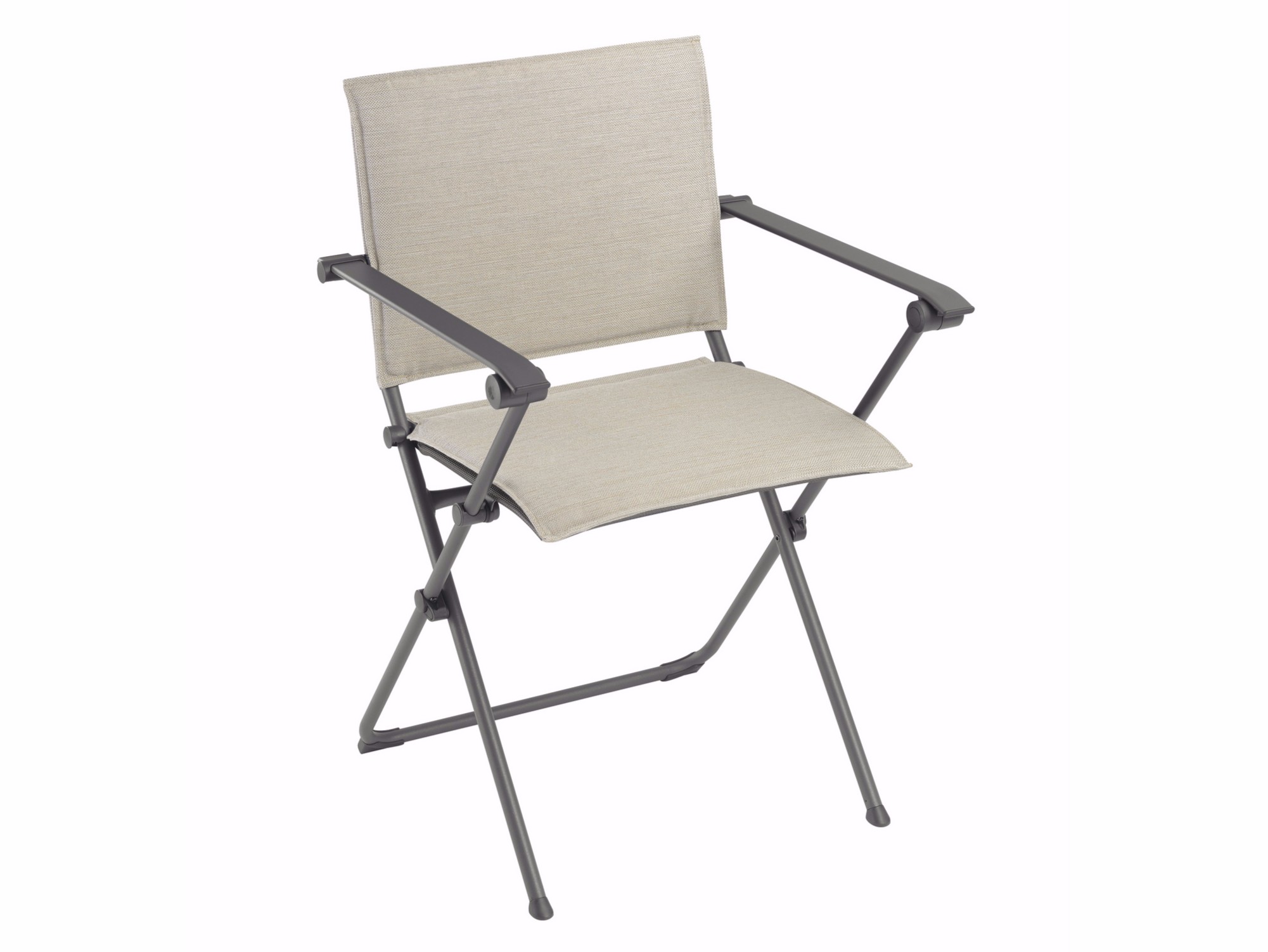 Chair with armrests Anytime latte