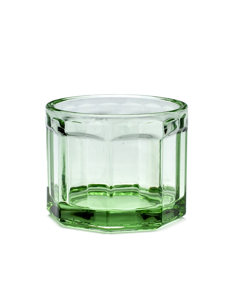 Glass transparent green small