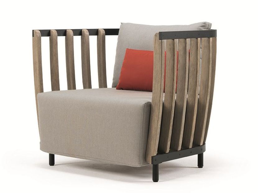 Swing lounge armchair