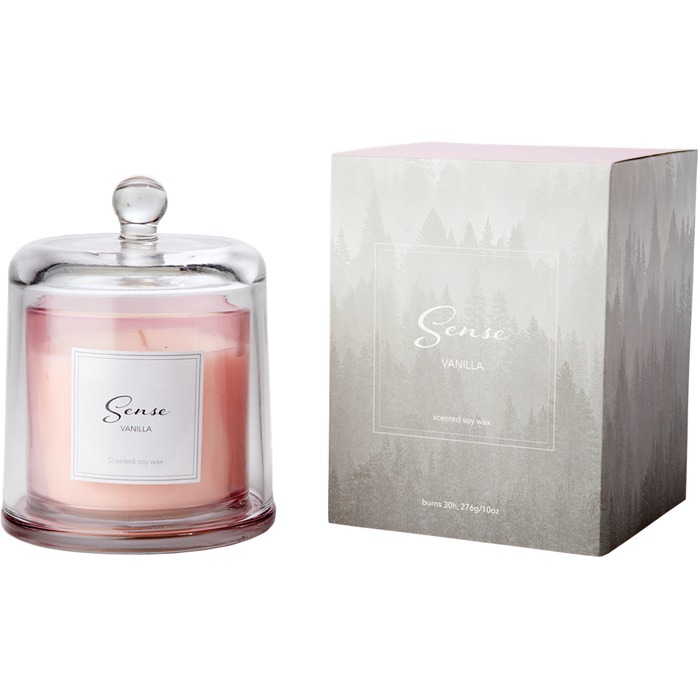 Scented candle Senses vanilla