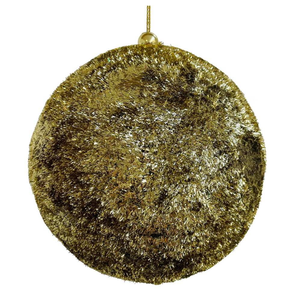Christmas Tinsel ball gold - Interni Store