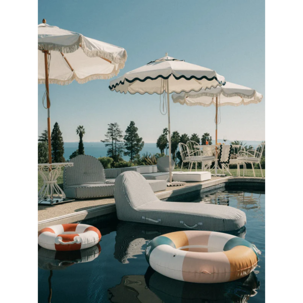 Pool Lounger Lauren's Navy Stripe - Interni Store