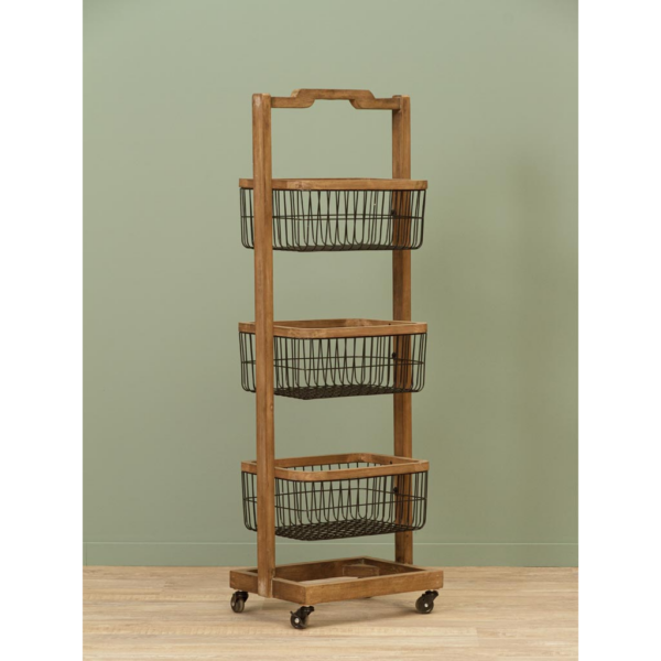 Trolley With Three Baskets - Interni Store