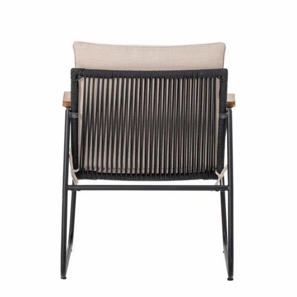 Hampton Lounge Chair Black - Interni Store