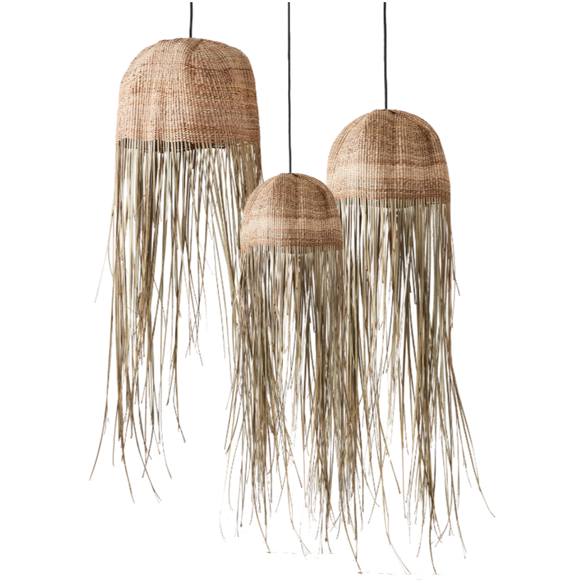 Set/3 Ceiling Lamps Nest Natural - Interni Store