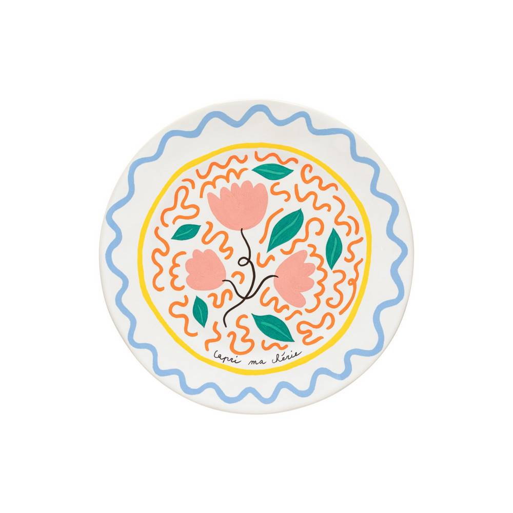 Set/4 Dinner Plates Summer Bliss Tulip - Interni Store