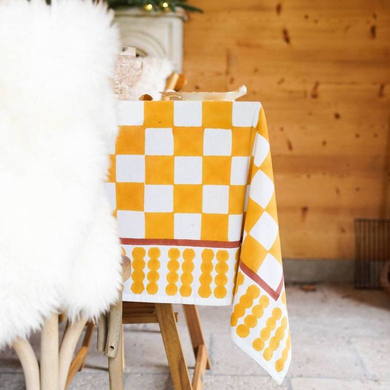 Melchior Gold Tablecloth - Interni Store