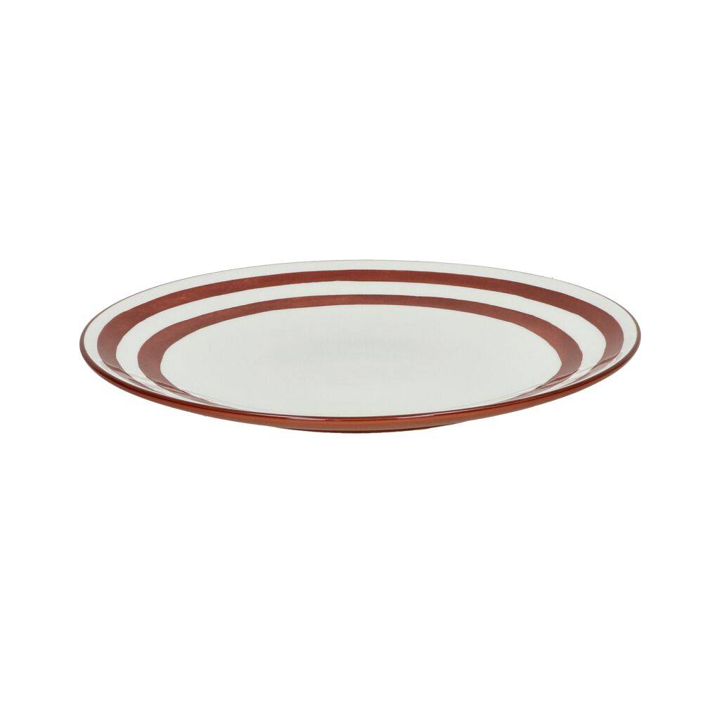 Set/4 Dinner Plates Mykonos Rust - Interni Store