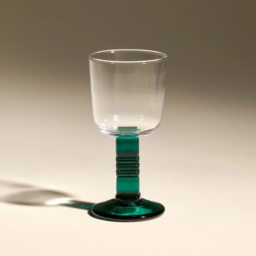 Vin Pause Wine Glass – Green, H14,7 - Interni Store